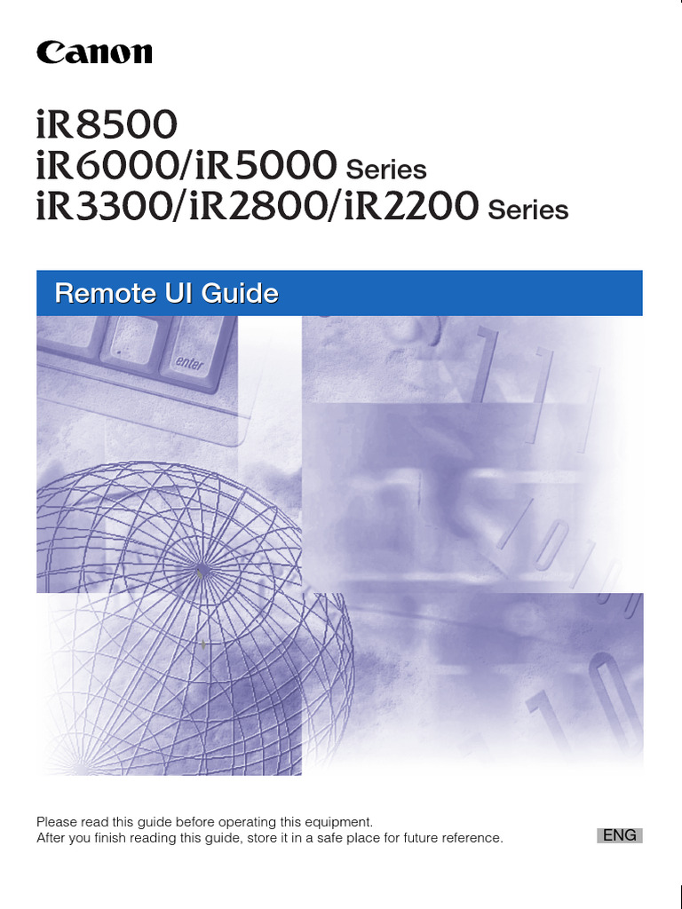 Ir2200 - Ir2800 - Ir3300 Remote UI Guide | PDF | Microsoft Windows ...