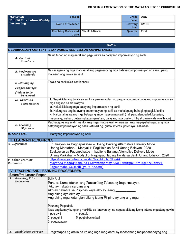 GMRC Week1 Day4 | PDF