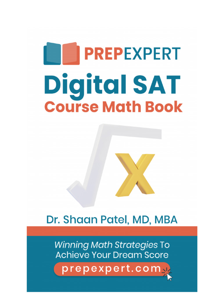 Prep Expert SAT Course Math Book | PDF | Sat | Mathematics