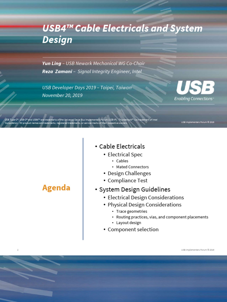 D2T2-2 - USB4 Cable and System | PDF | Usb | Decibel