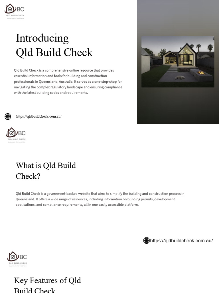 QLD Build Check | PDF | Regulatory Compliance | Information