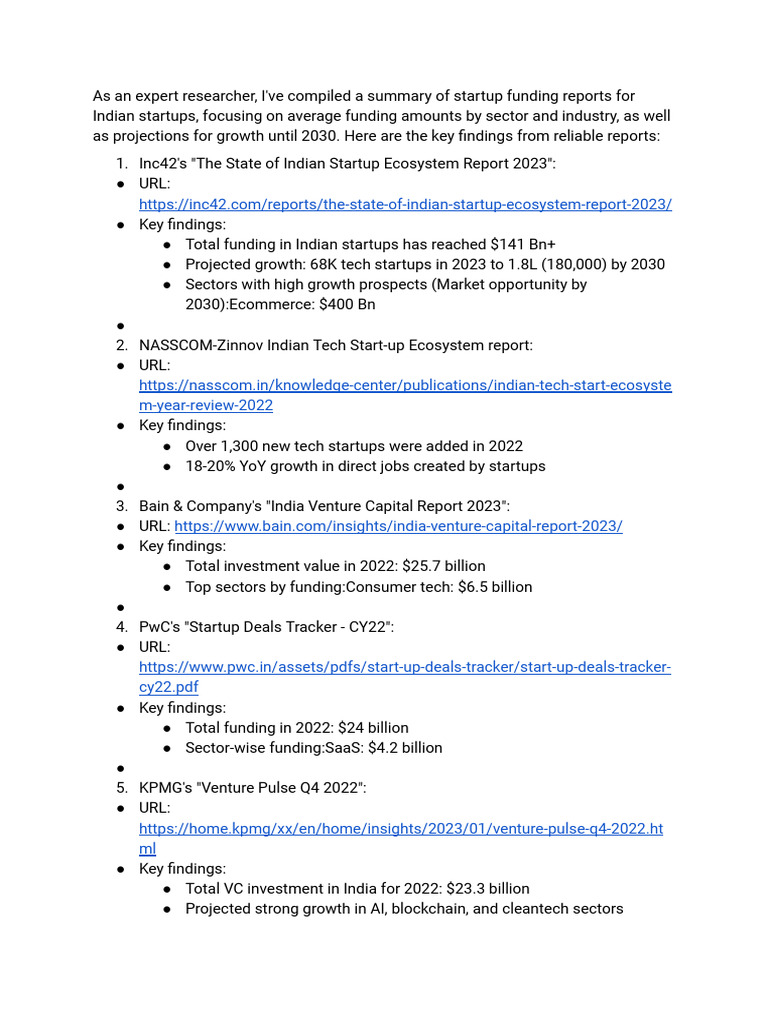 Funding Reports | PDF