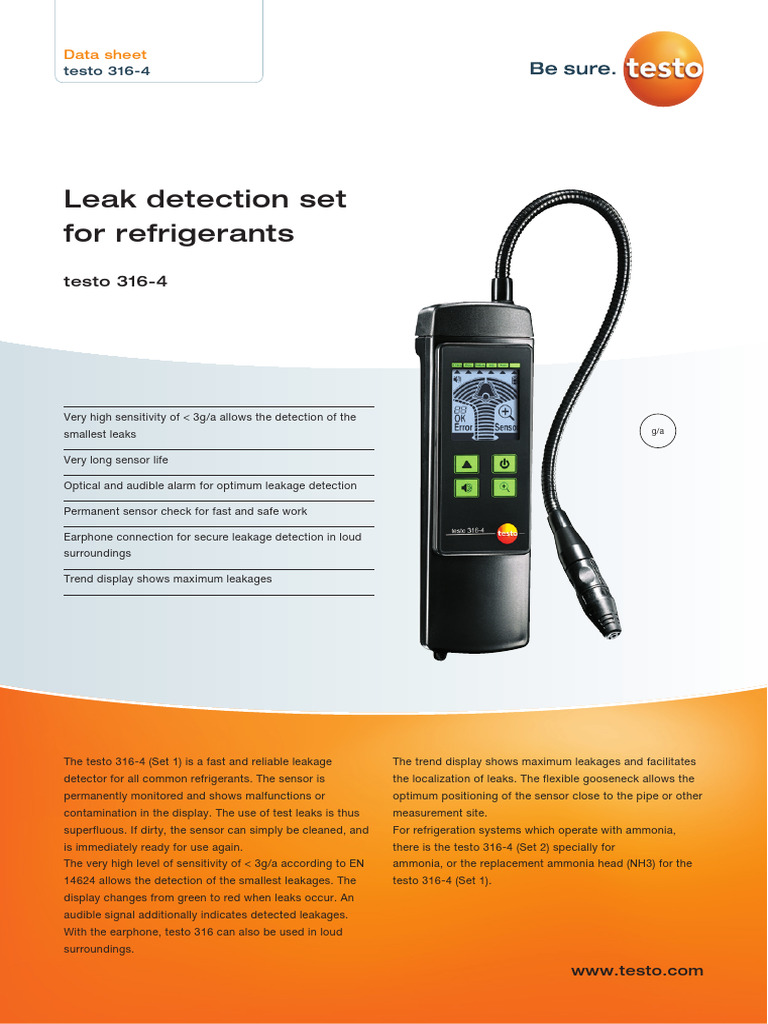 testo-316-4-Data-sheet | PDF
