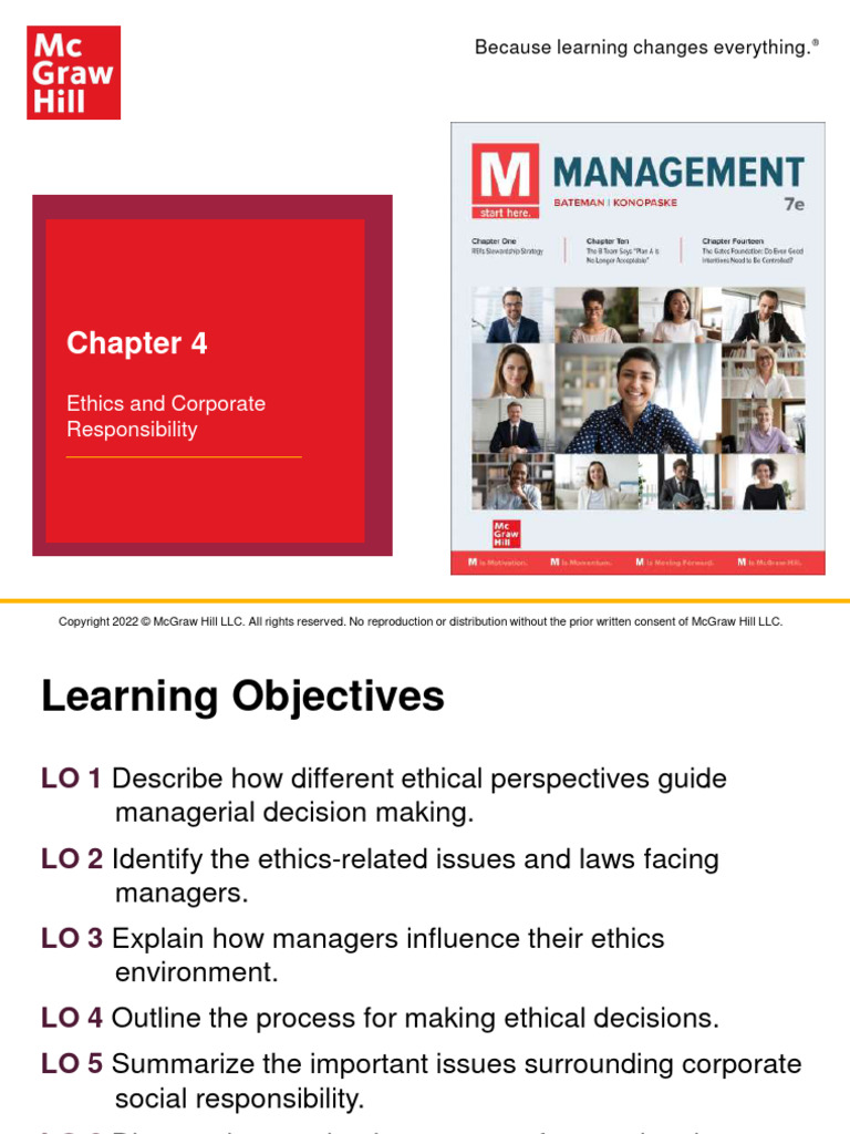 0522 M7e PPT Ch04 Accessible | PDF | Corporate Social Responsibility | Morality