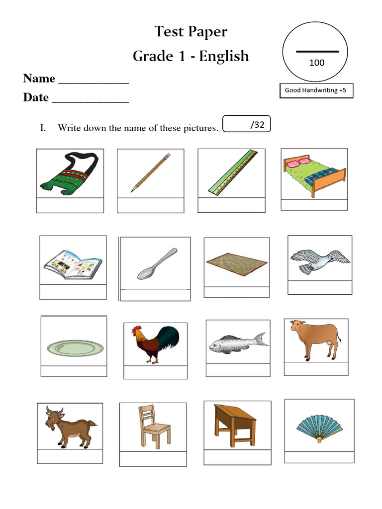 Test Paper Eng | PDF