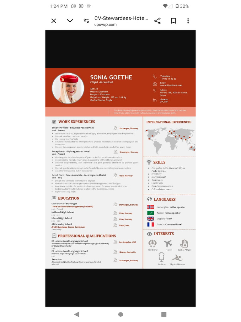 CV Emirates | PDF