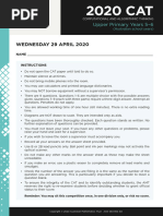 Primary Sample Test - AGAT 2nd Edition | PDF | Reason | Cognition