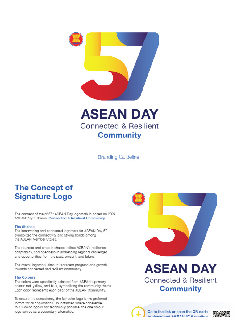 Branding Guideline ASEAN 57 | PDF | Rgb Color Model | Color