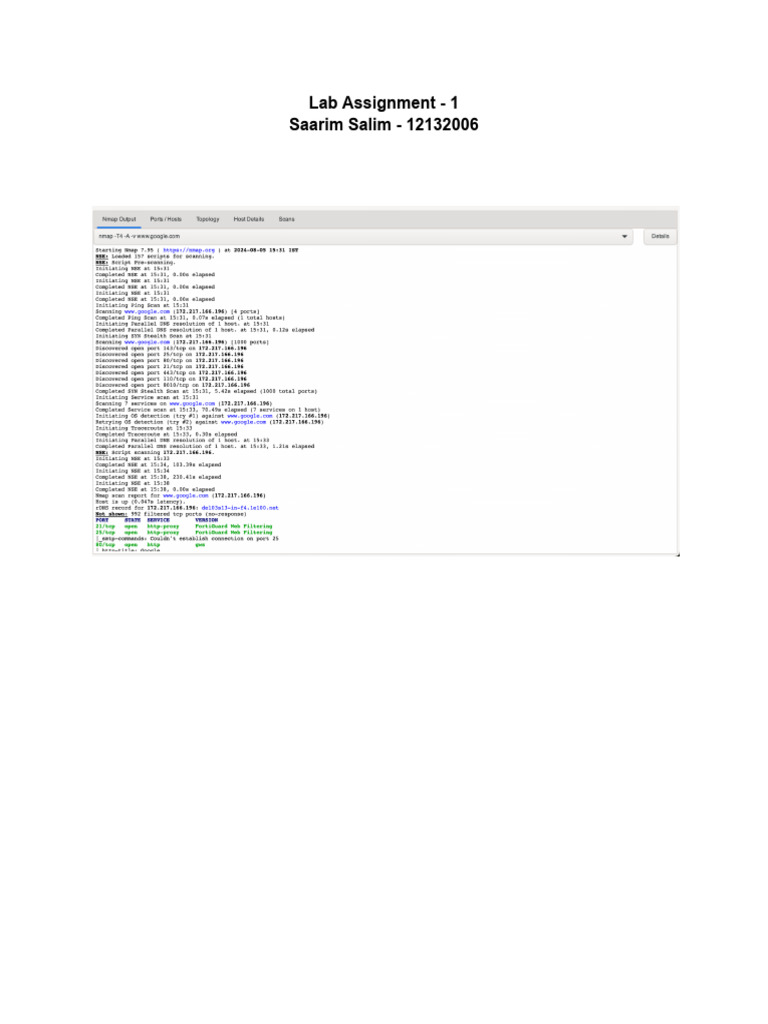 Lab Assignment - 1 - InfoSec | PDF Lab Assignment - 1 - InfoSec | PDF