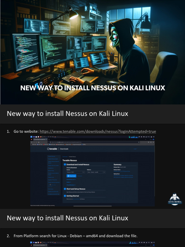 New Way To Install Nessus On Kali | PDF | Linux | Computer Science