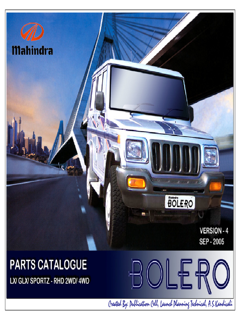 Mahindra Bolero Parts Catalogue 2005 | PDF | Manual Transmission ...