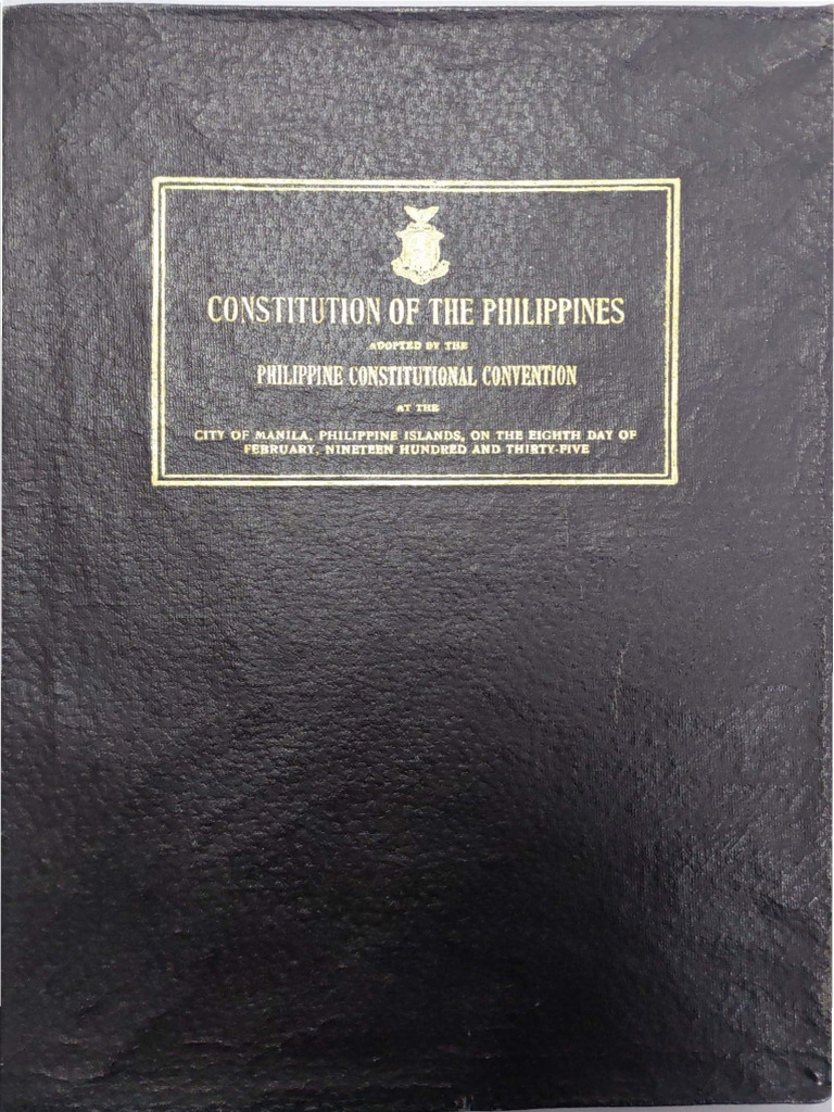 1935 Constitution (English) | PDF | Bail | Acquittal