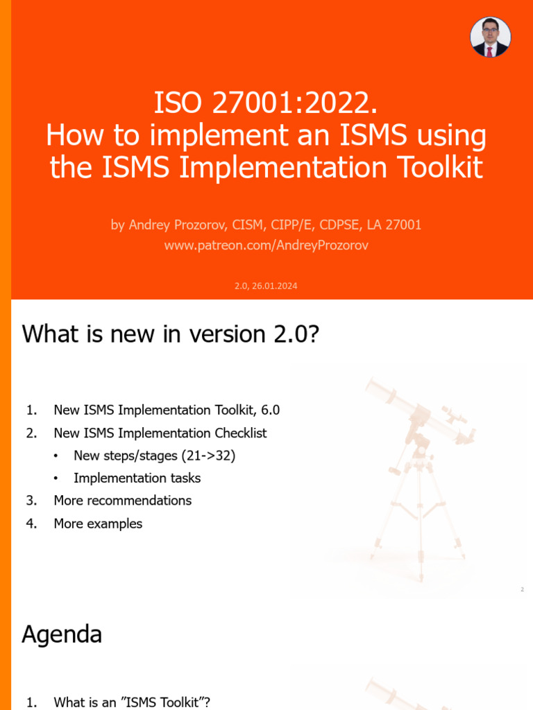 Pr ISO 27001 How to Use the ISMS Implementation Toolkit 2.0 | PDF | Information Security ...
