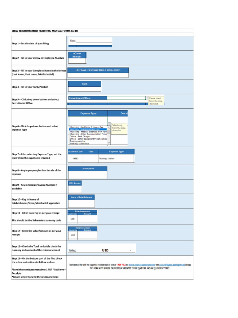 Manual Form - User Guide | PDF