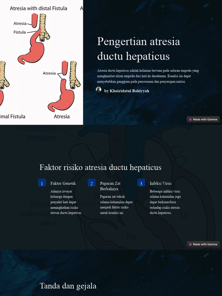 Atresia Ductu Hepaticus: Panduan Medis | PDF