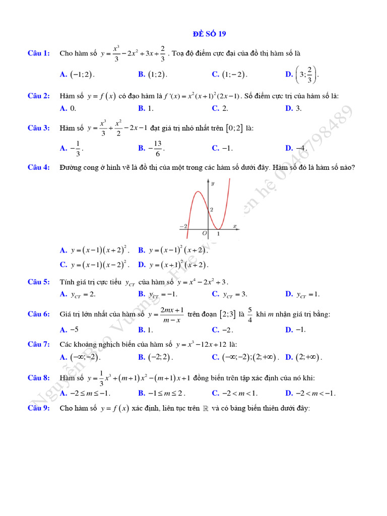 12-Kshs-Đề Số 19 | PDF