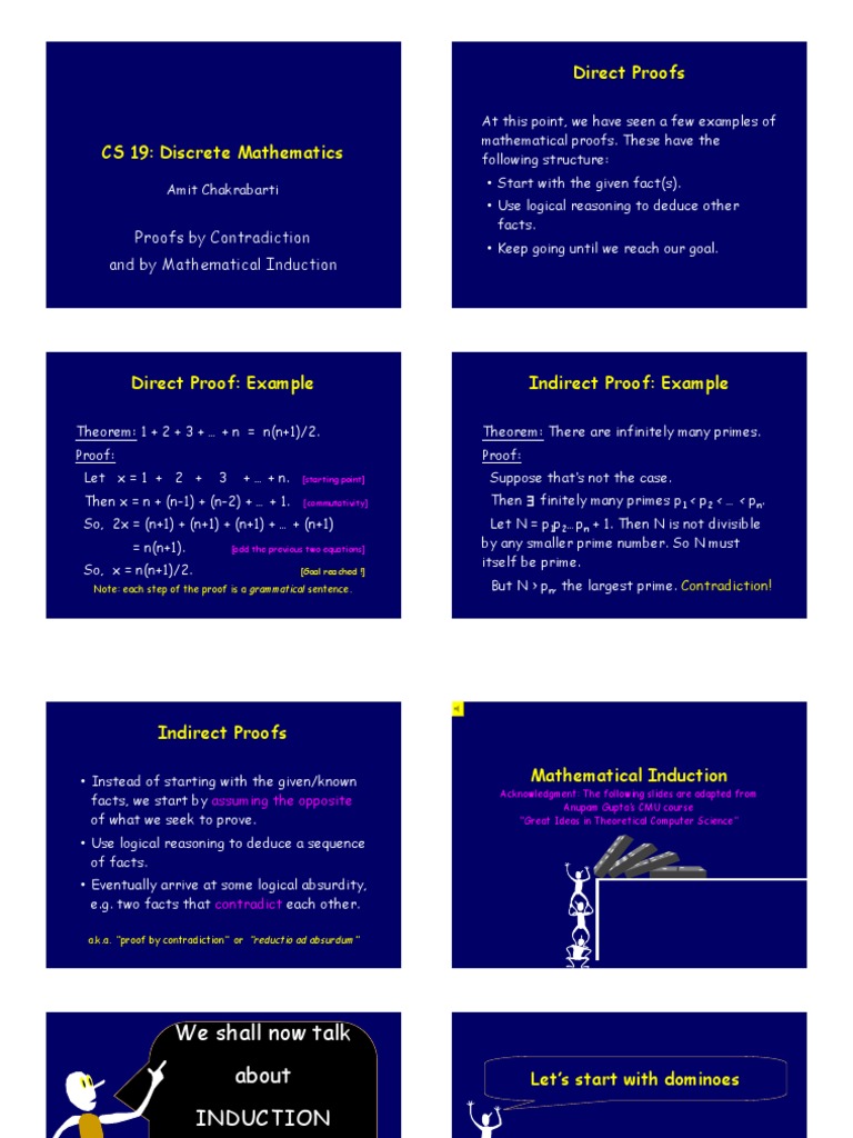 Proof Techniques in Discrete Math | PDF | Mathematical Proof | Reasoning