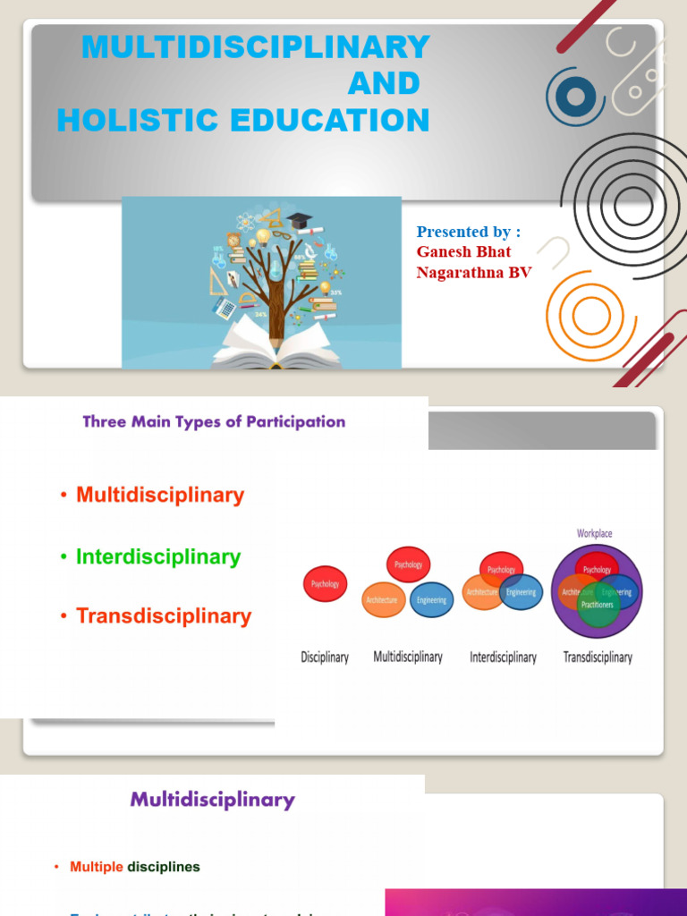 Holistic Multidisciplinary Education | PDF