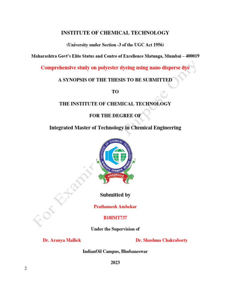 Extracted Pages From Synopsis | PDF | Computers | Technology & Engineering