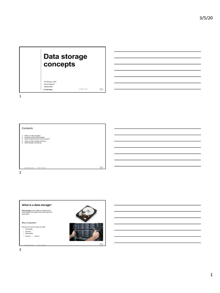 Data Storage Concepts - Handout | PDF | Computer Data Storage | Solid ...