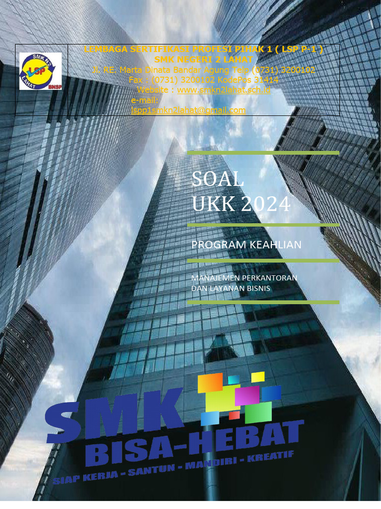 Soal Ukk LSP 2024 Fix | PDF Soal Ukk LSP 2024 Fix | PDF