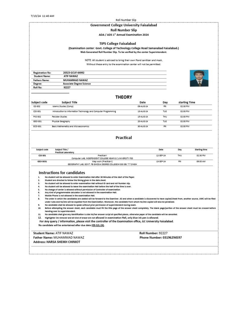 Roll | PDF | Computing