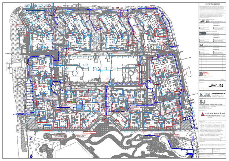 All Blocks House Drain & ABC Layout - REV-11 (House Drain Working) (30 ...