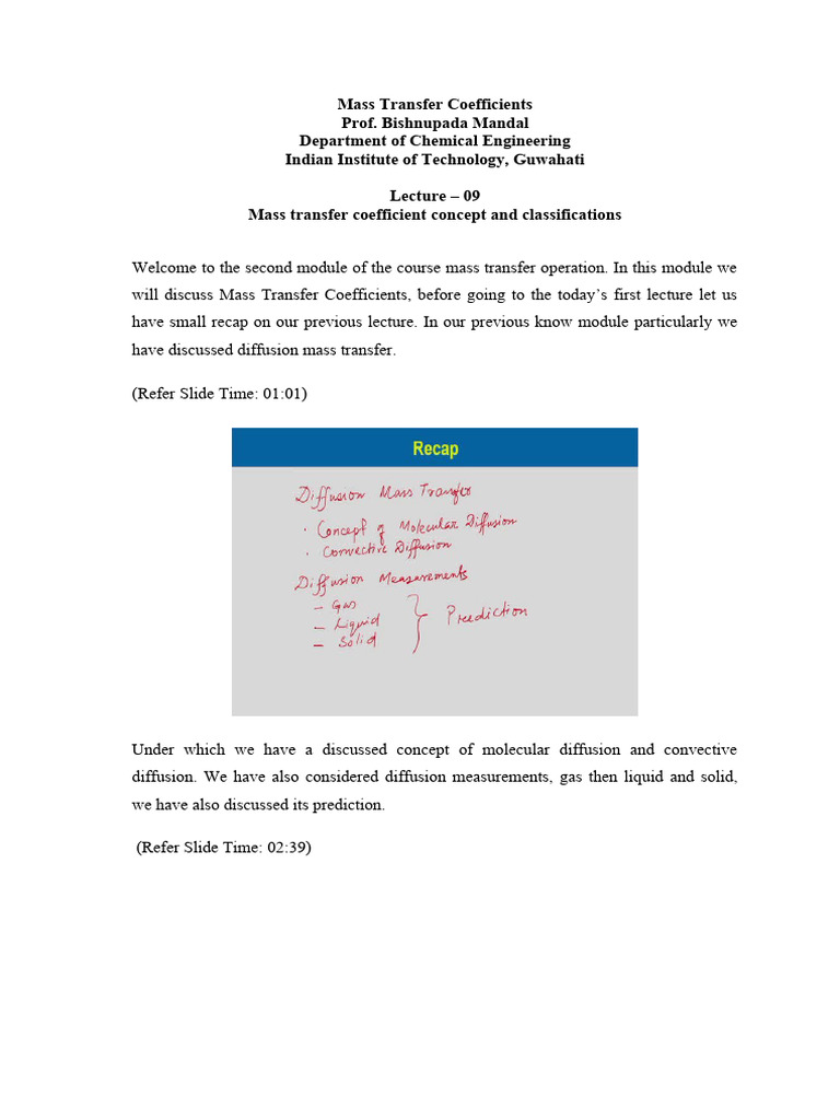 Lec 9 | PDF | Diffusion | Flux Lec 9 | PDF | Diffusion | Flux