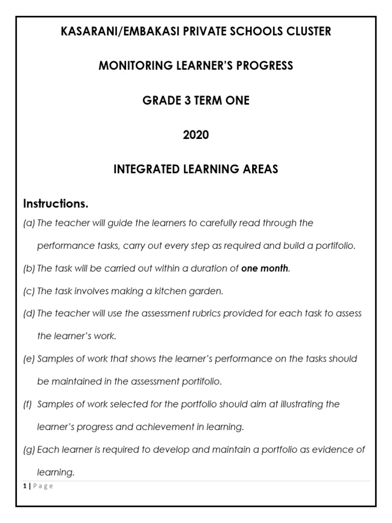 GRADE 3 Authentic Task Grade3 | PDF | Learning | Cognition