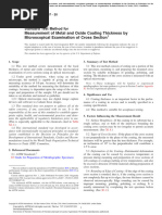 ASTM B487: Coating Thickness Measurement | PDF | Optics | Materials Science