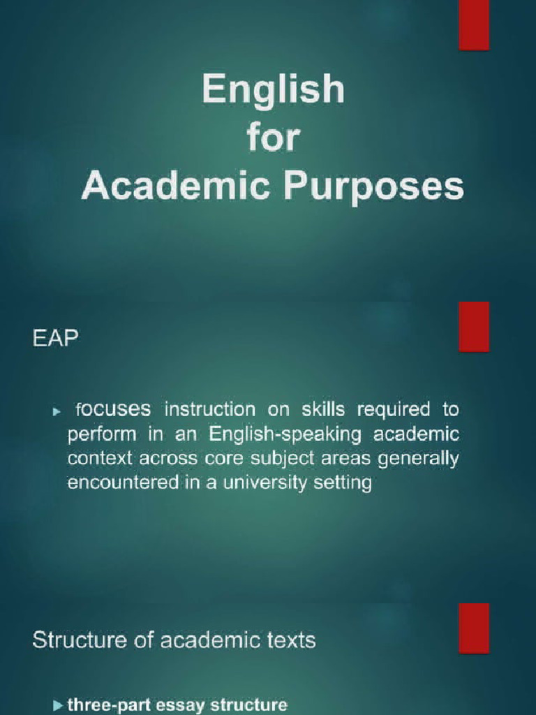 EAPP Features of Academic Text | PDF