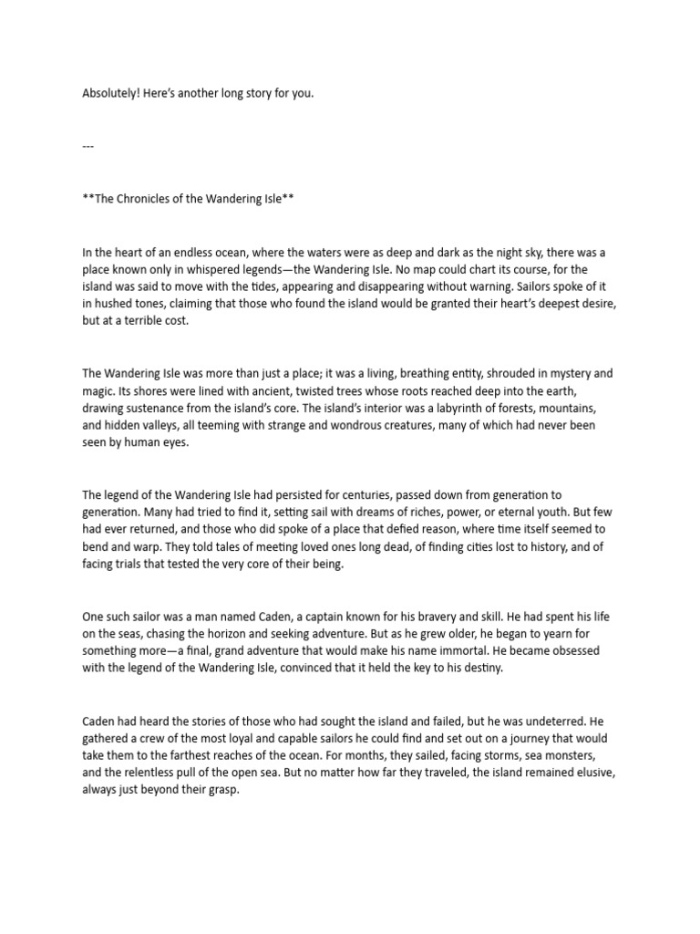 The Chronicles Of The Wandering Isle Pdf Sea 7698