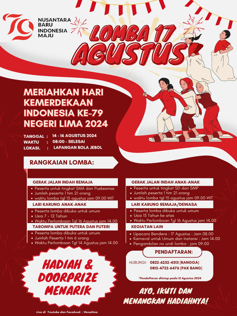 Selebaran Lomba 17an | PDF