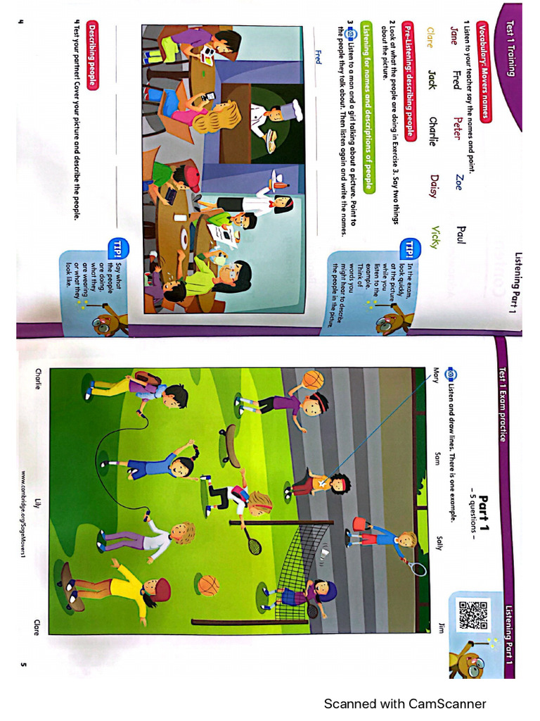 Movers Test 1+2 | PDF