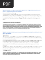 Module 2 - Economic Policies of Different Philippine Presidents | PDF ...