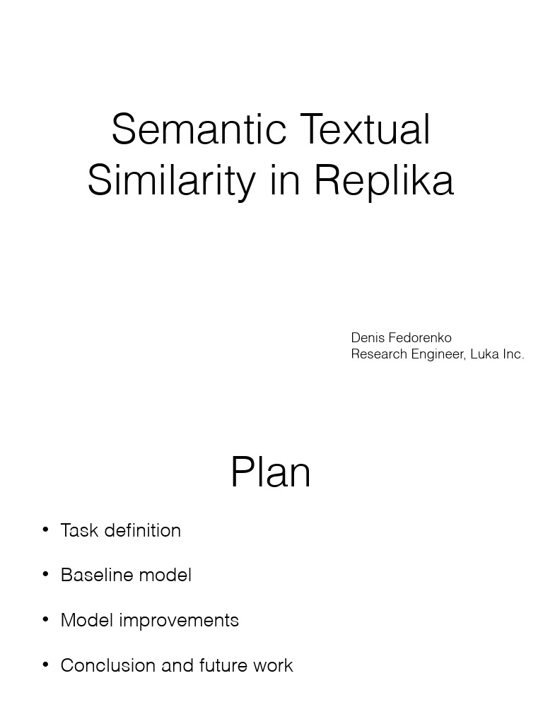 Semantic Textual Similarity | PDF | Statistical Classification | Cognitive Science