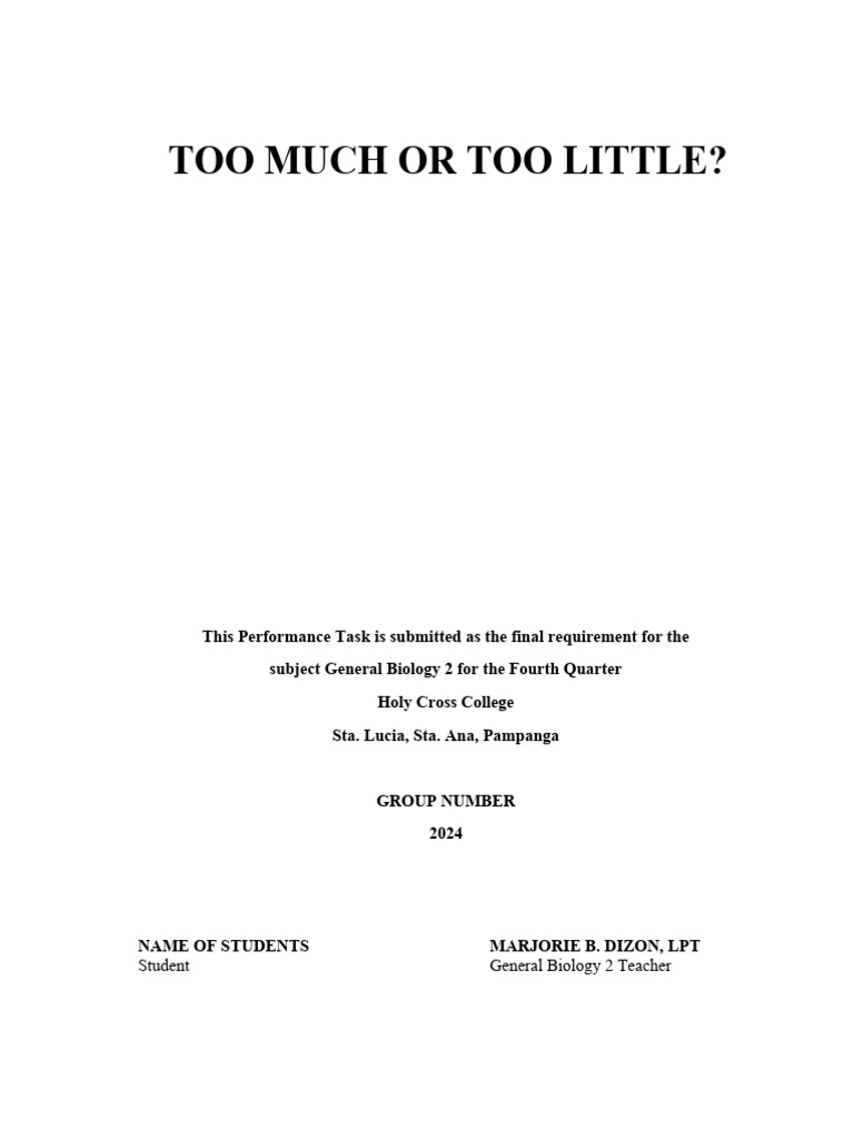 Peta Gen. Biology 2 4th Quarter 2 | PDF | Botany