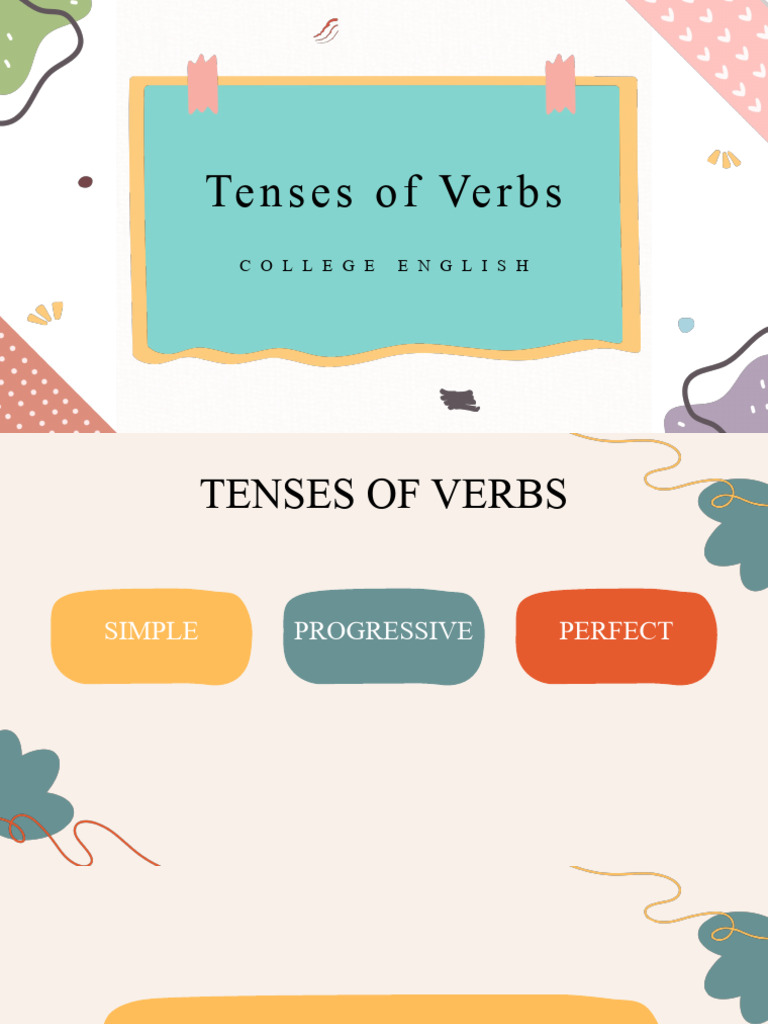 Understanding Verb Tenses in English | PDF | Grammatical Tense | Verb