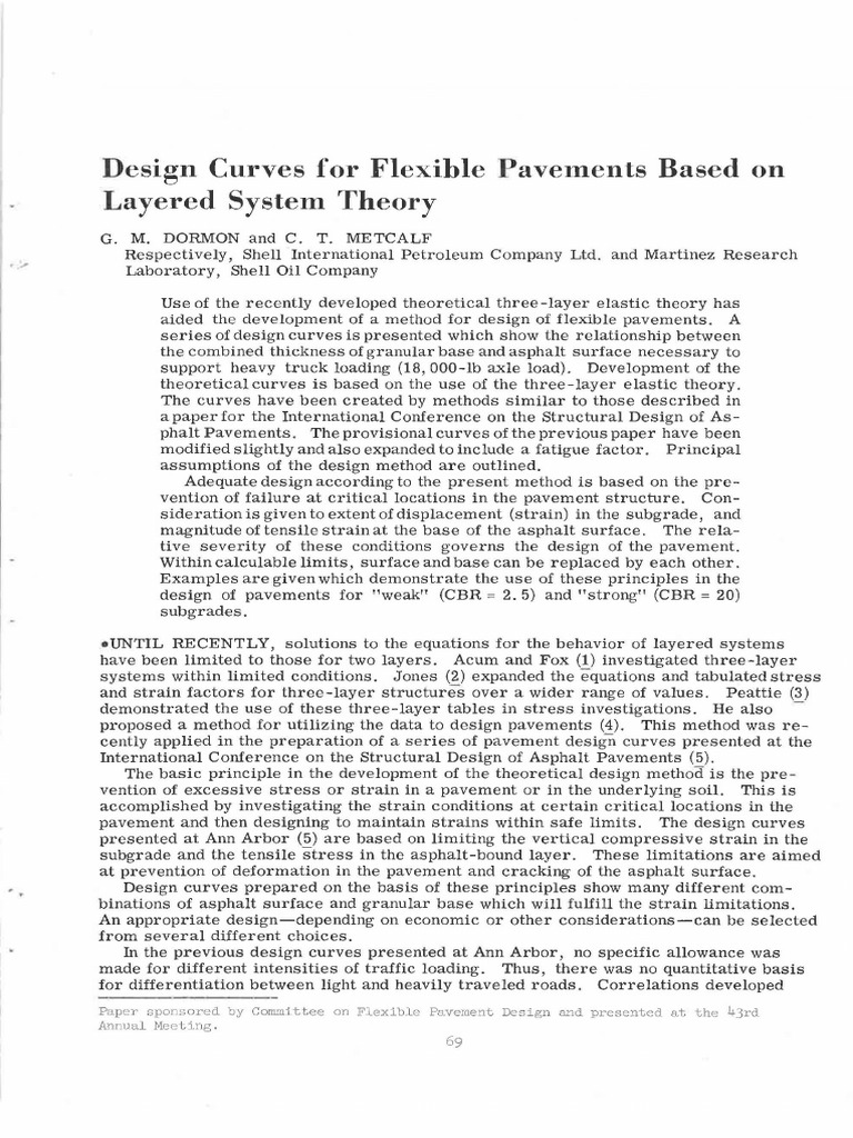 Dormon, G. & Metcalf, C. (1965) - Shell - Design Curves For Flexible ...