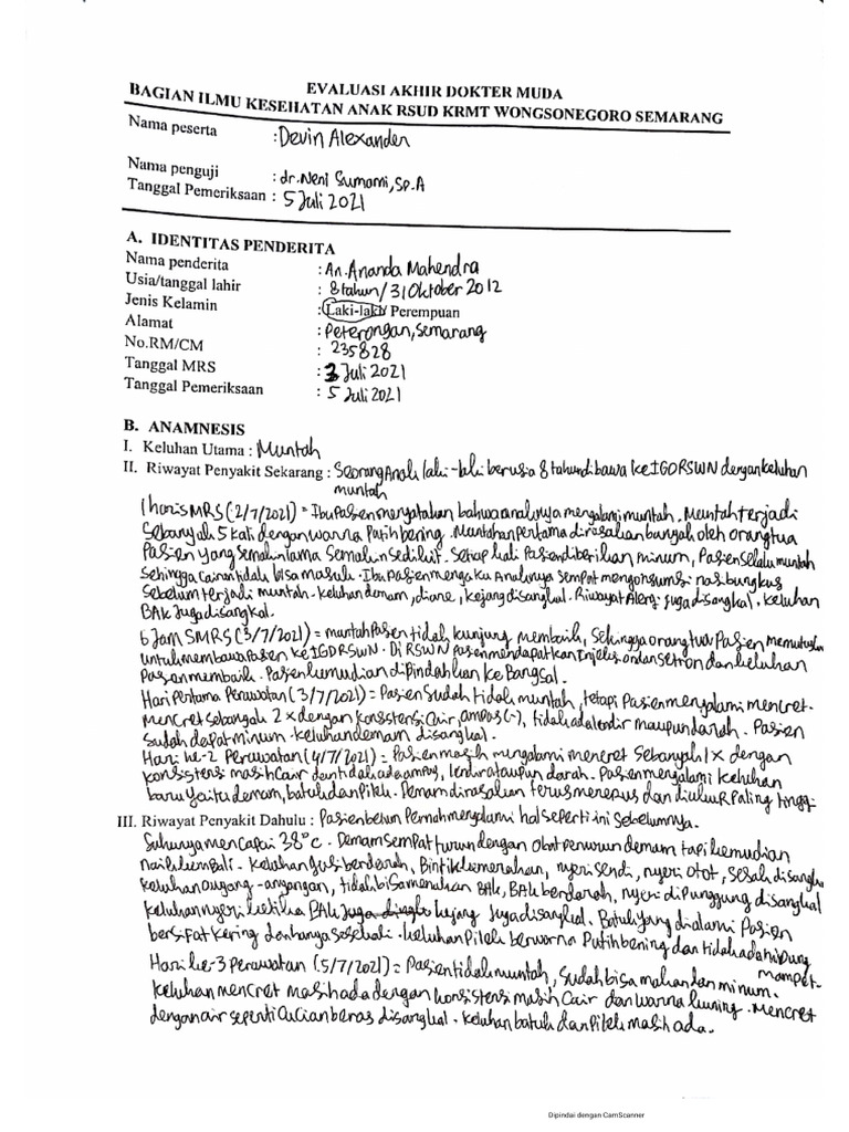 Ujian Kasus Devin | PDF