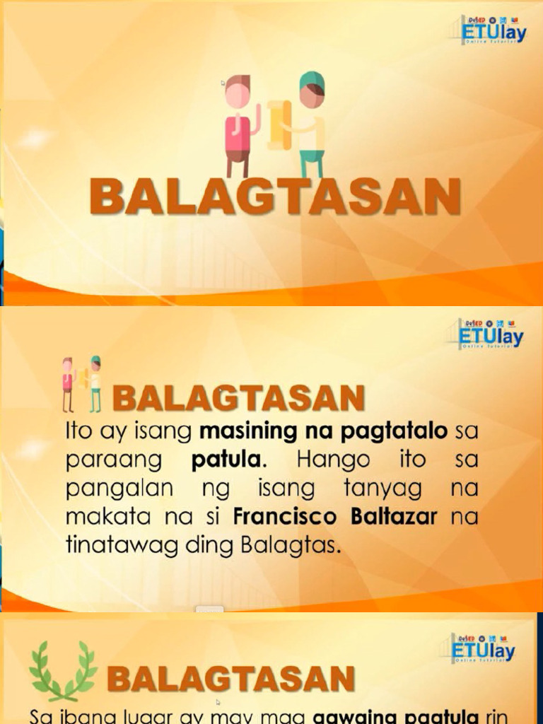 Balagtasan Filipino 8 | PDF