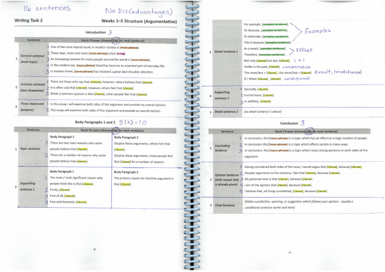 W1-5 Structure (Argumentative) Essay Layout | PDF