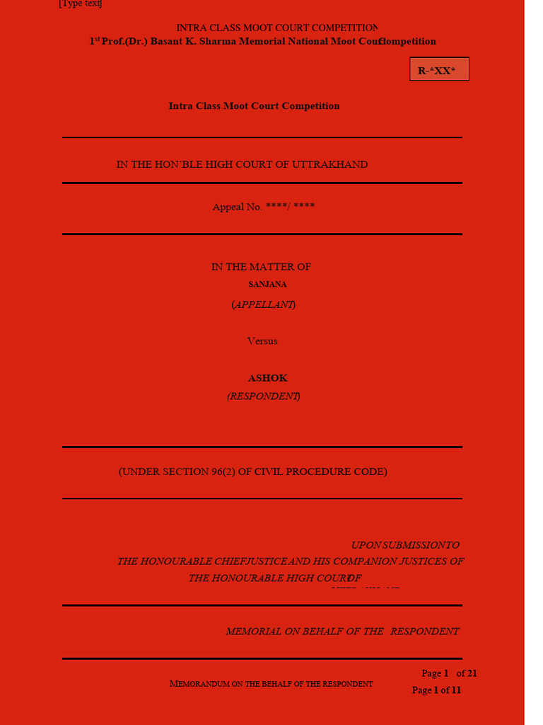 TCC02 Respondent | PDF | Divorce | Marriage