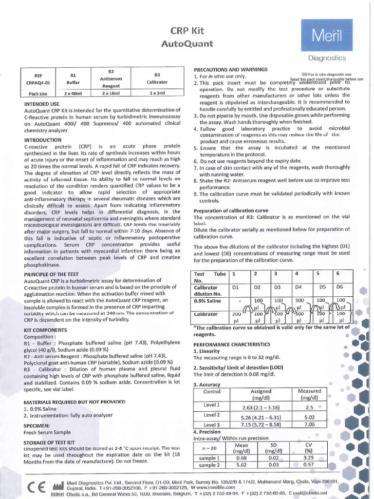 AutoQuant 400 CRP | PDF
