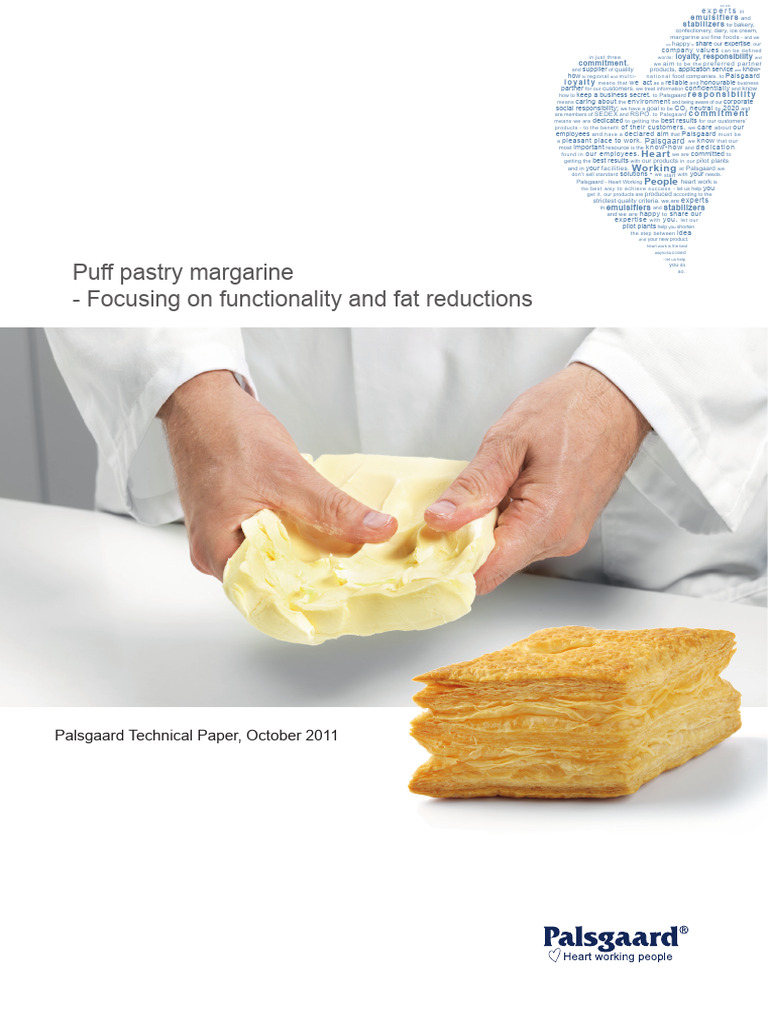Palsgaard Puff Pastry Margarine | PDF | Margarine