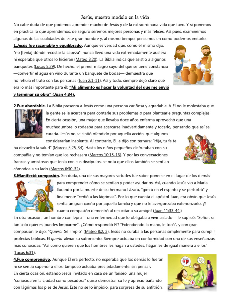 Jesus Modelo de Vida Cristiana | PDF | Jesús | Juan el apóstol