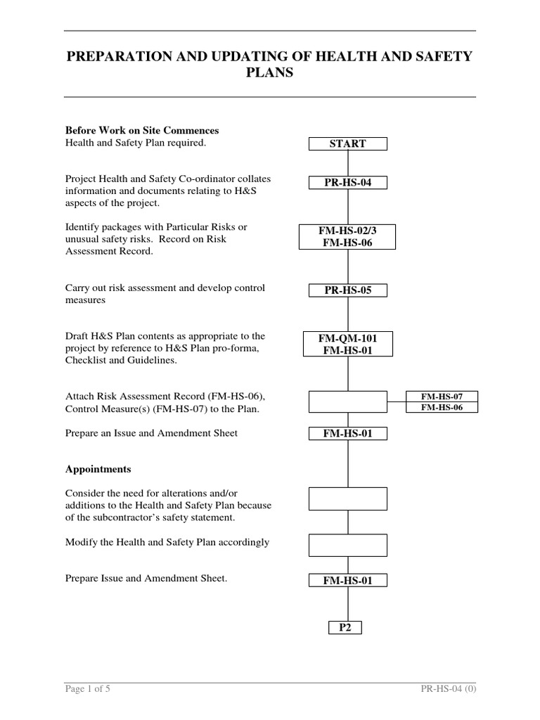 Health and Safety Plan Preparation Guide | PDF | Risk | Risk Assessment
