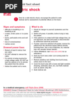 First Aid For Electric Shock Poster | PDF