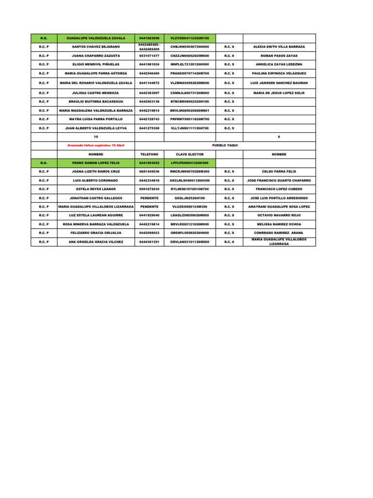 3.-Bueno Dtto. Xvii Estructura RG y RC X Casillas 2024 | PDF