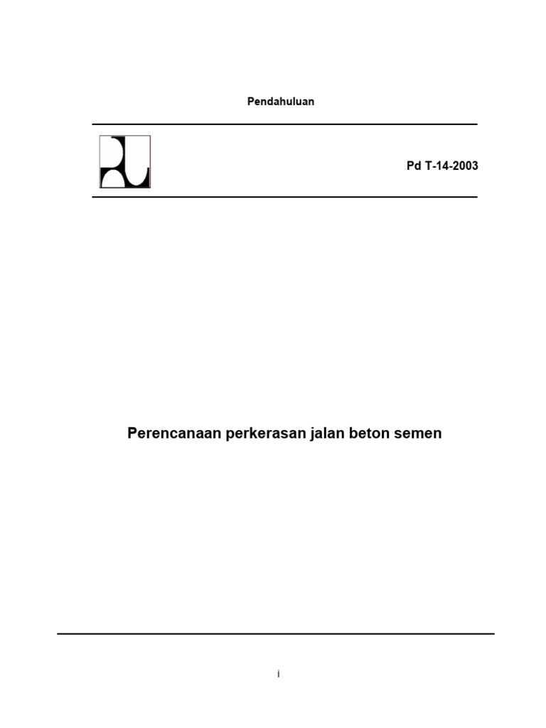 1.7 Spek Teknis Rigid Beton | PDF